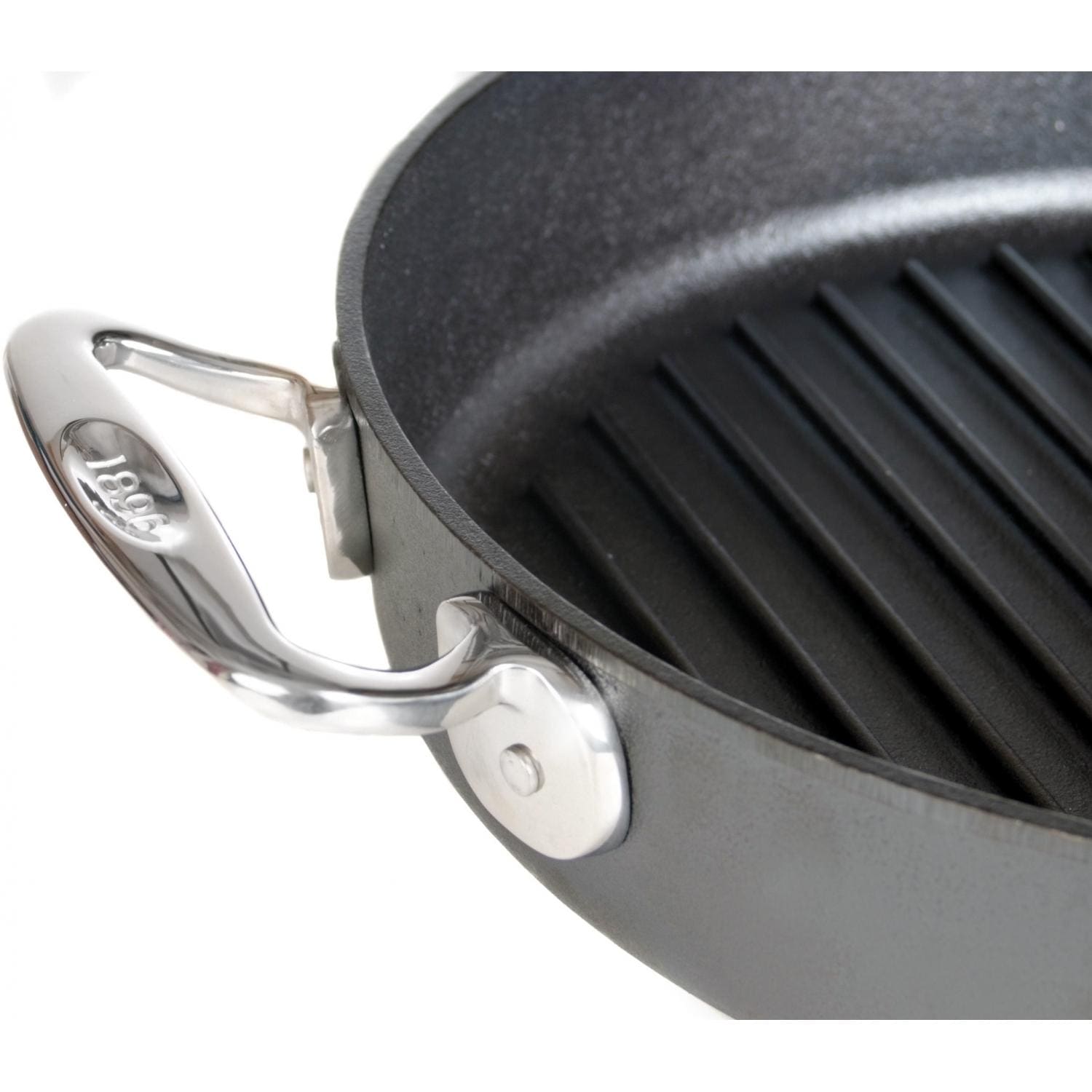 Lodge Pans 12 Inch Seasoned Signature Series Cast Iron Grill Pan Ss12gr