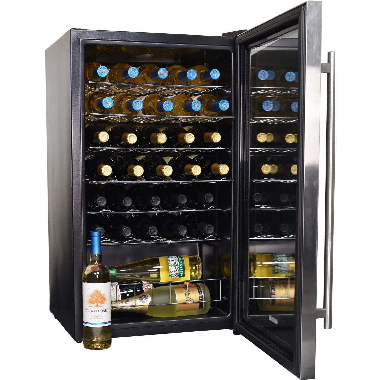 NewAir 33 Bottle Freestanding Single Zone Wine Cooler AWC 330E NewAir 33 Bottle Freestanding Single Zone Wine Cooler AWC 330E