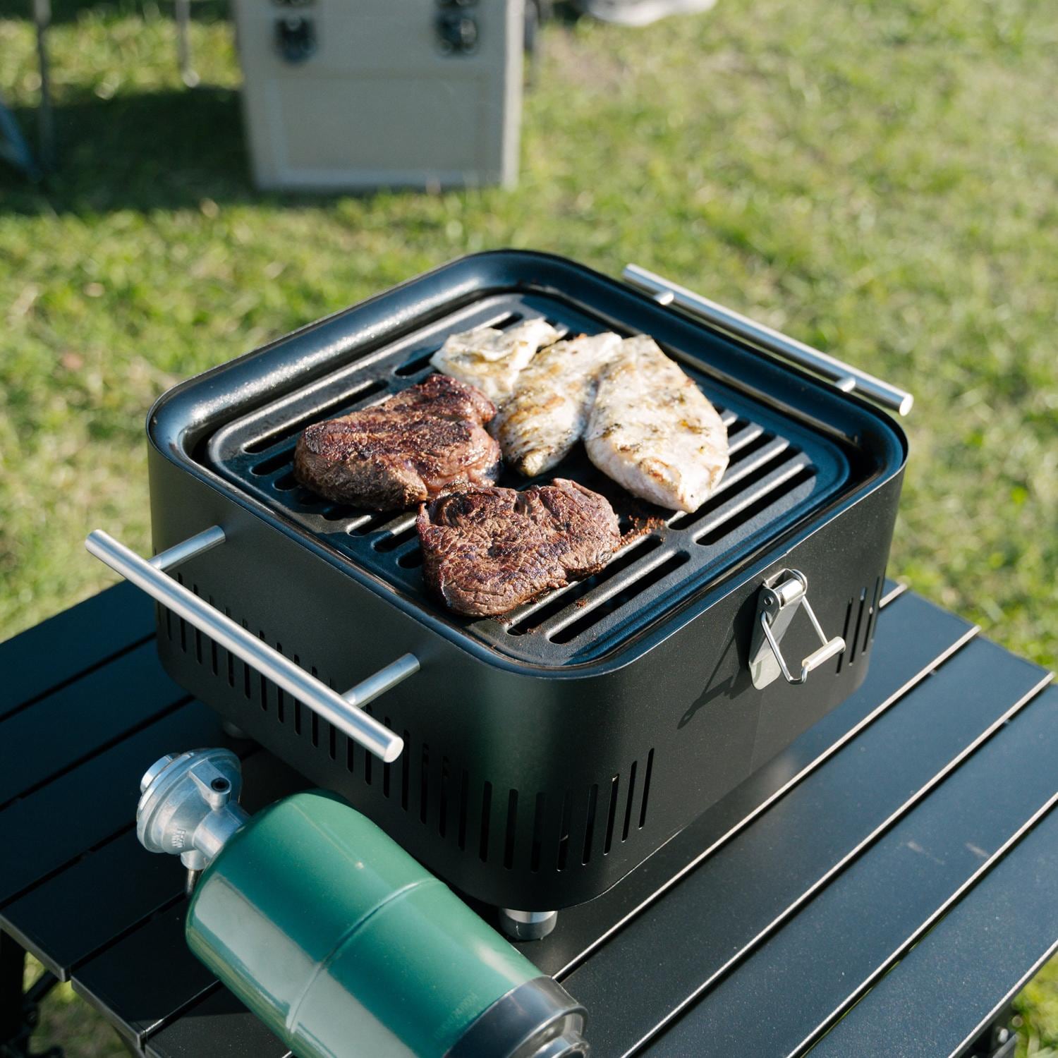 Everdure CUBE Proflame 360 Portable Propane Grill - ECUBEG3B : BBQGuys