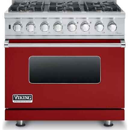 Viking Professional 5 Series 36-Inch 6-Burner Dual Fuel Propane Gas ...