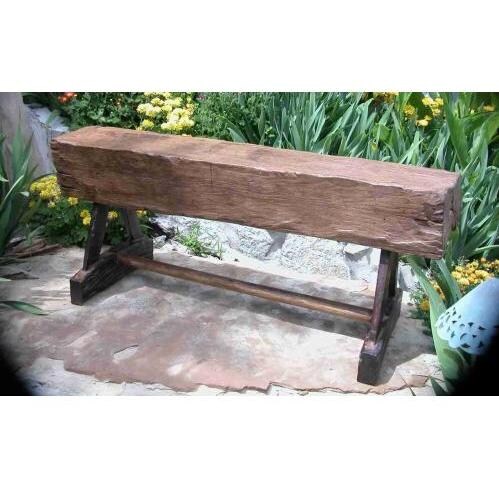 Groovystuff Feed Trough Teak Wood Garden Bench - TF-256 : BBQGuys