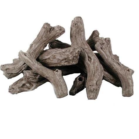 Rasmussen 27 X 16-Inch Driftwood Fire Pit Logs - Rectangular Stack ...