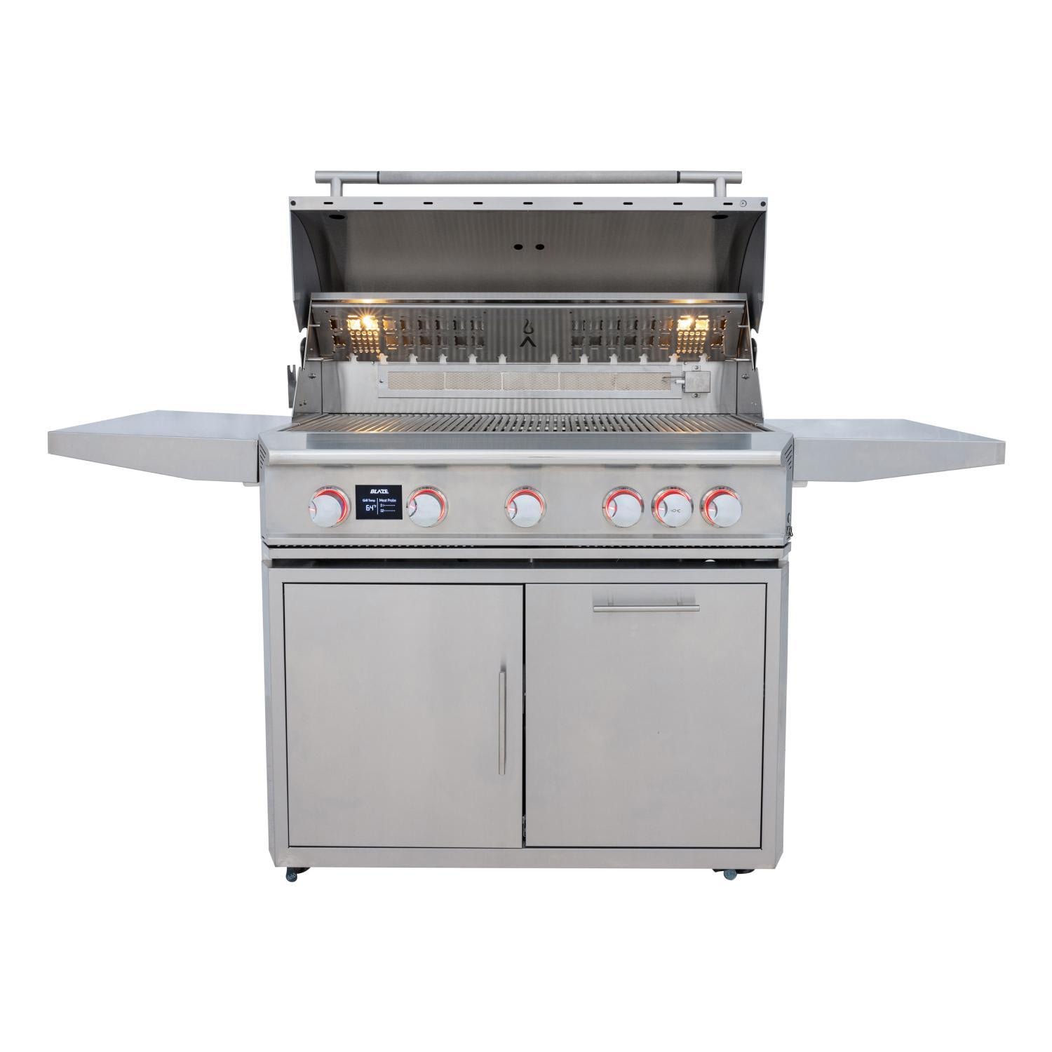 Blaze LTE PRO 40-Inch 5-Burner Natural Gas Grill w/ Digital Temperature ...