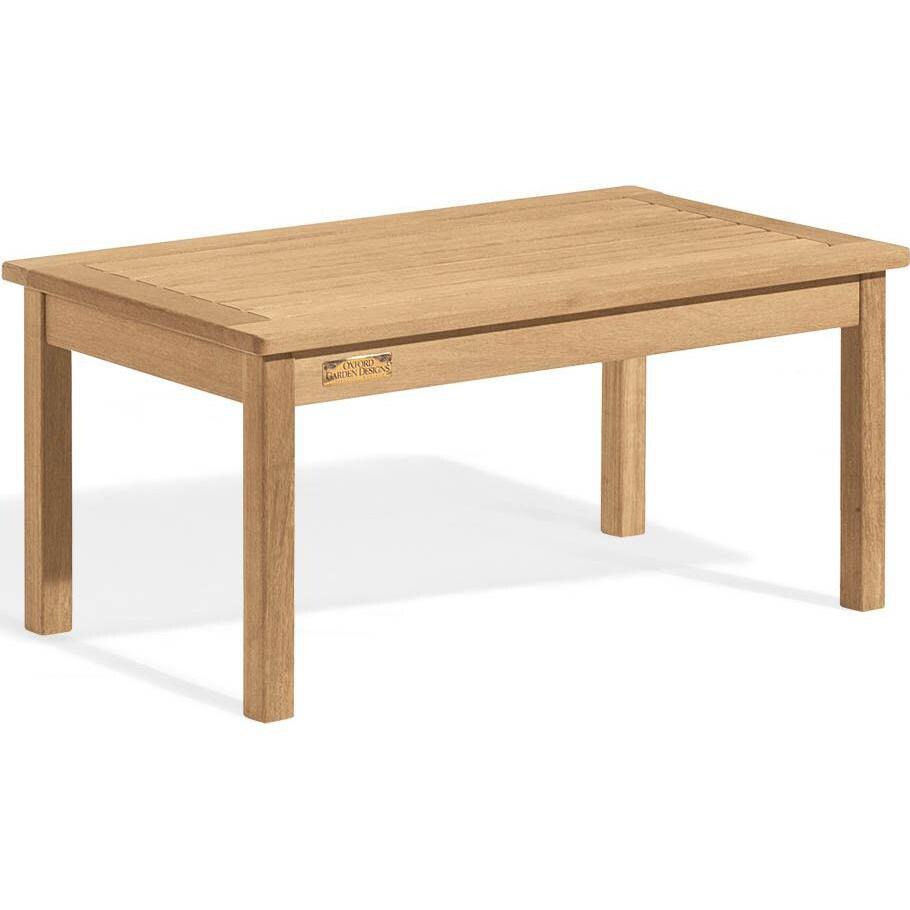 Classic 36 X 20 Inch Natural Shorea Rectangular Coffee Table By Oxford ...