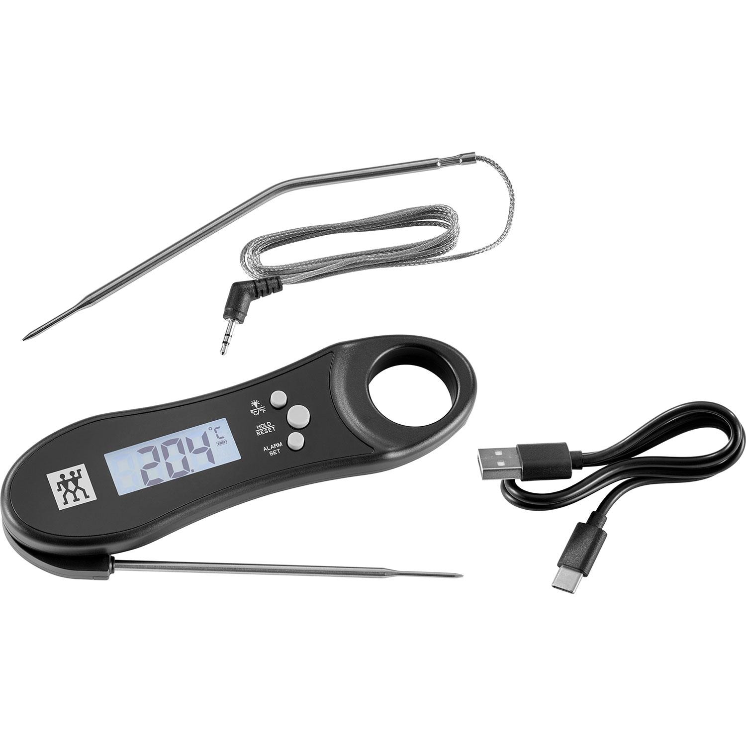 Zwilling J.A. Henckels BBQ+ Digital Cooking Thermoter W/ Dual Probes ...