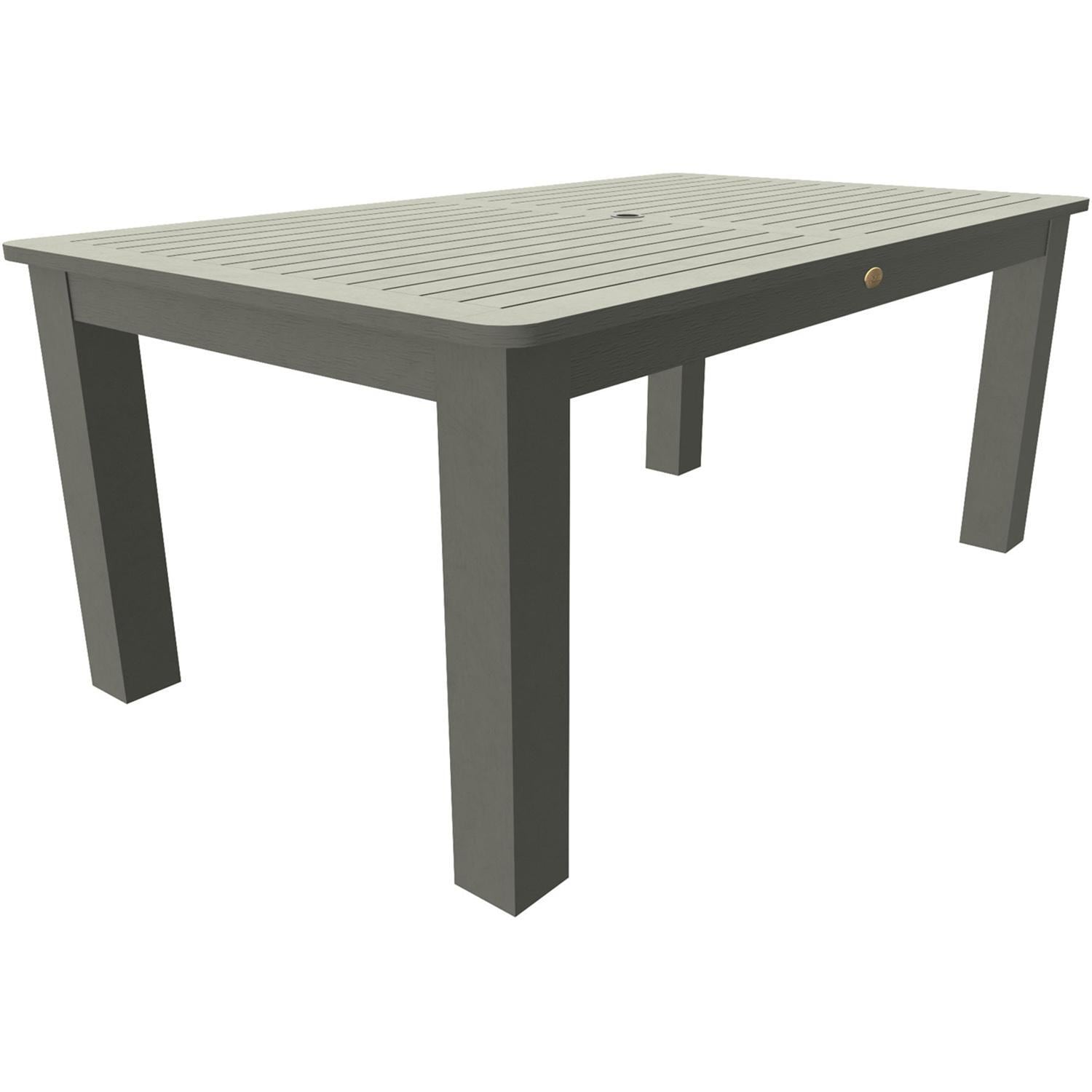 Elm Pointe 7 Pc Recycled Plastic Rectangular Dining Set in Coastal Teak by Lakeview Outdoor ...