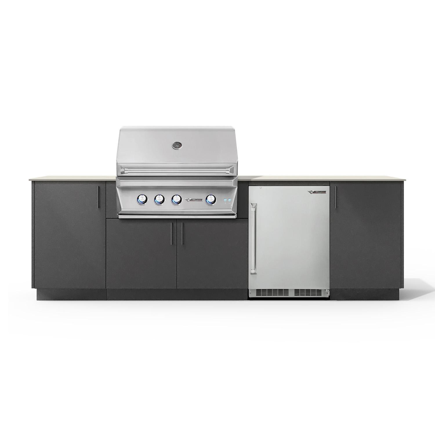 Urban Bonfire Horizon 36 Outdoor Kitchen w/ Twin Eagles Natural Gas ...