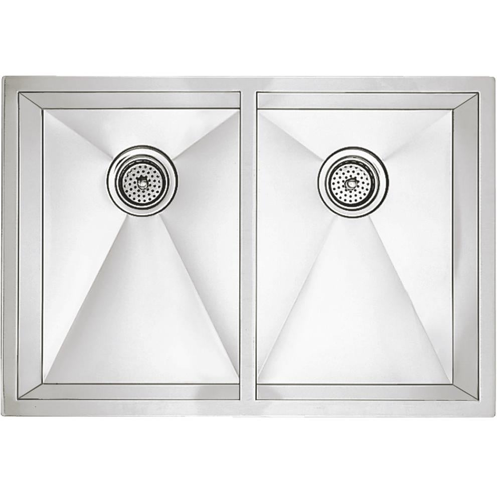 Blanco Precision 32 X 18 18-Gauge Equal Double Bowl Stainless Steel ...