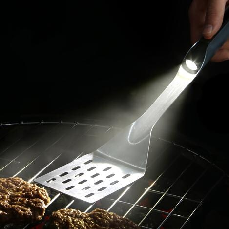 18-Inch Stainless Steel BBQ Spatula With LED Light : BBQGuys