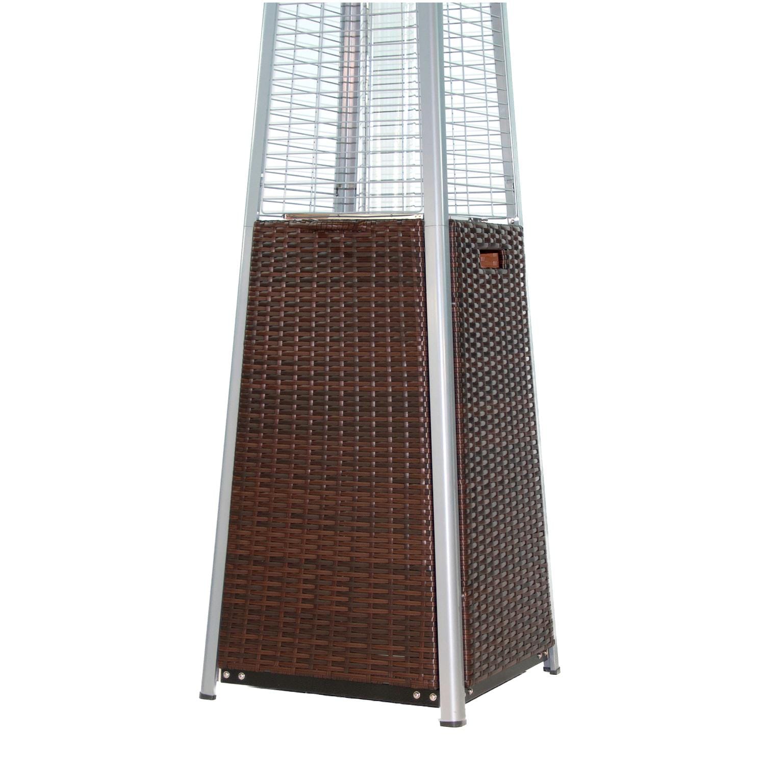 RADtec Allure Series 89-Inch 41,000 BTU Propane Gas Tower Flame Patio ...