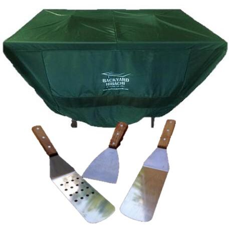 Backyard Hibachi Cover & Utensils Promo Bundle : BBQGuys