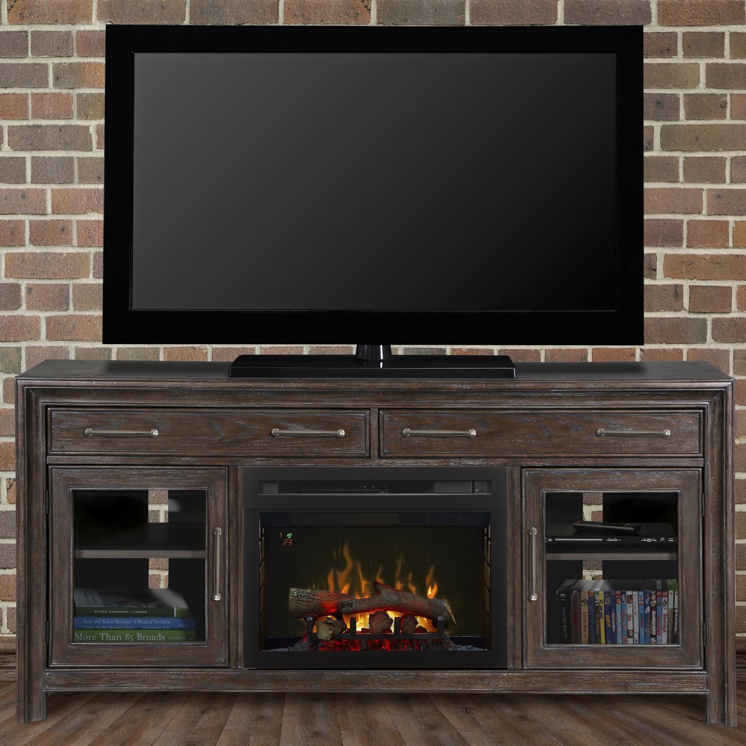 Dimplex Multi-Fire XD Woolbrook 68-Inch Electric Fireplace Media ...