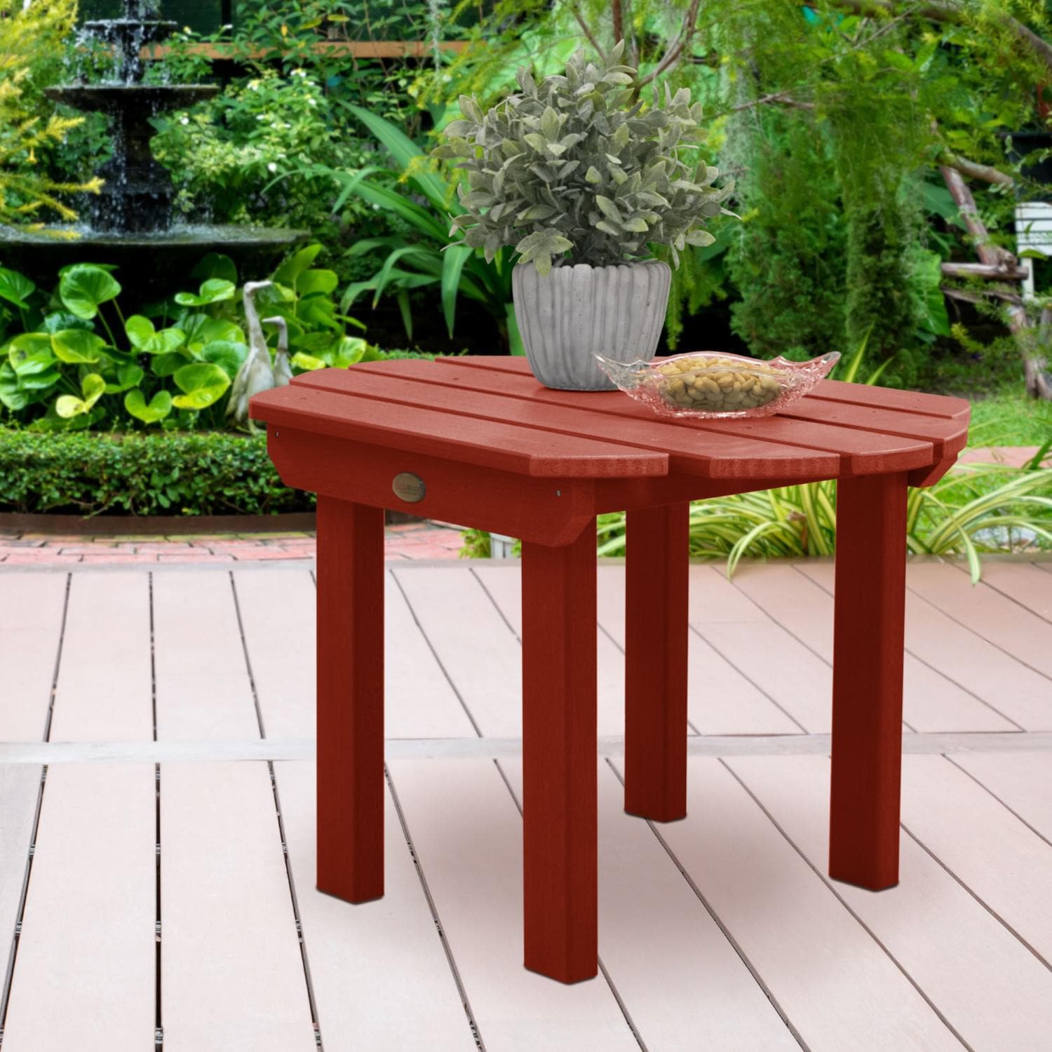 Lakeview Paradise Key Side Table - Rustic Red : BBQGuys