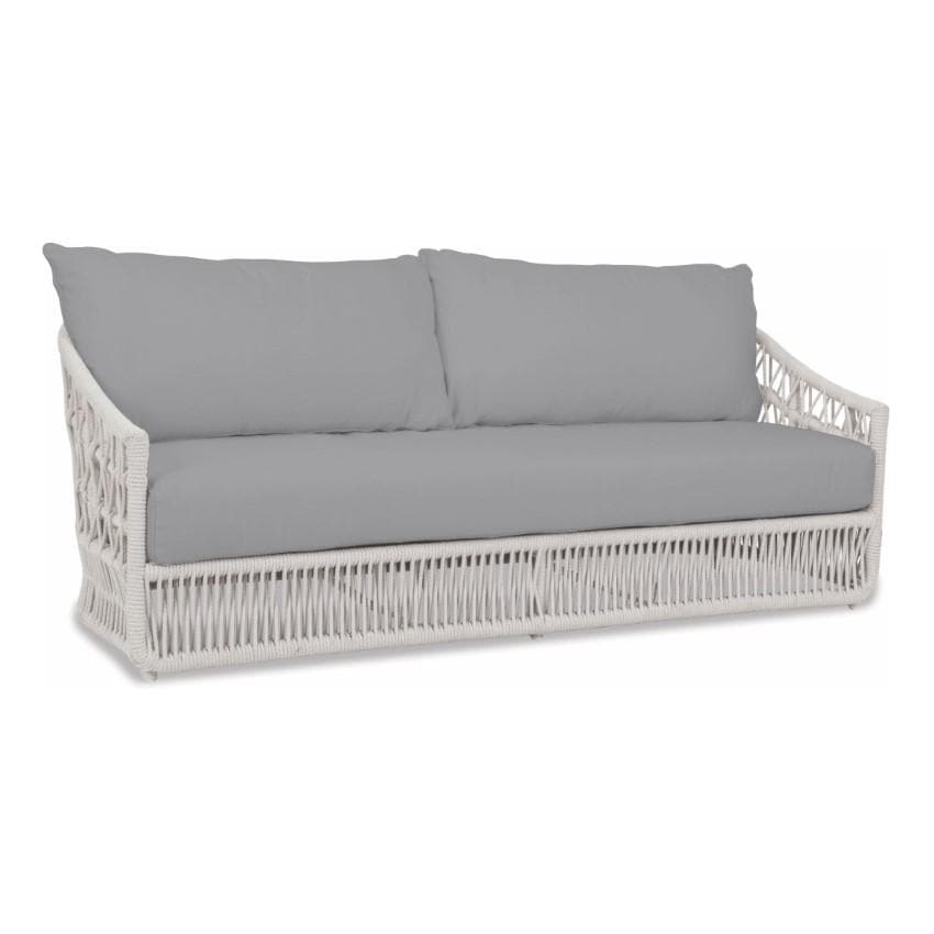 Dana Woven Rope Sofa in Natural/Canvas Granite by Sunset West : BBQGuys