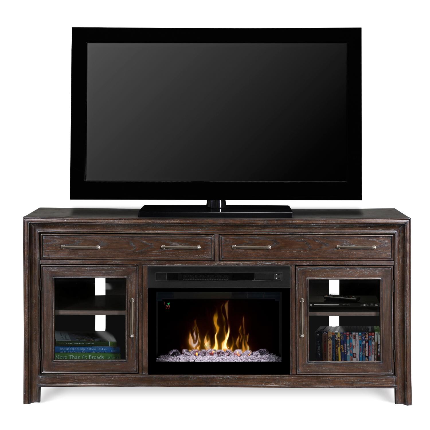 Dimplex Multi-Fire XD Woolbrook 68-Inch Electric Fireplace Media ...
