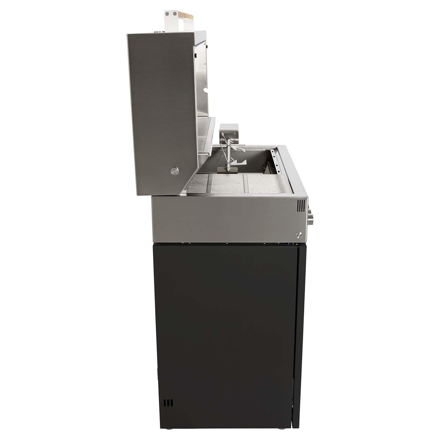 Flammkraft Model D Freestanding Grill W/Rotisserie & Model M Prep ...