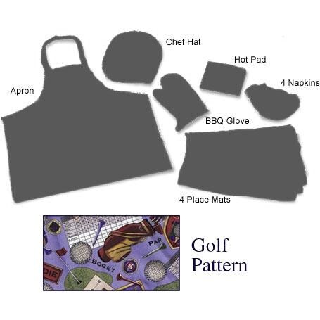 BBQ Chef Set (Golf Pattern) : BBQGuys