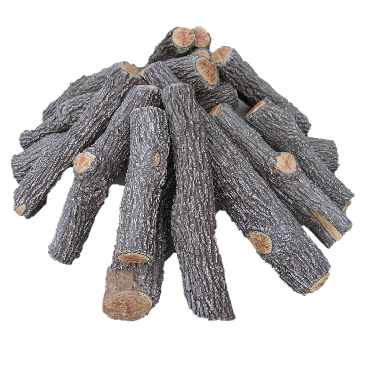 Rasmussen 64-Inch Bark/Split Fire Pit Logs (Logs Only - Burner Not ...