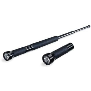 ASP Tactical Baton, Triad LED Light & Black Chrome Baton : BBQGuys