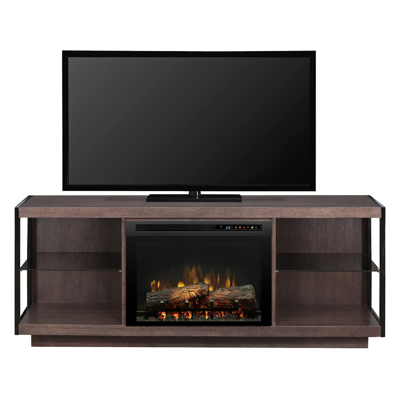 Dimplex Multi-Fire XHD Leif 67-Inch Electric Fireplace Media Console ...
