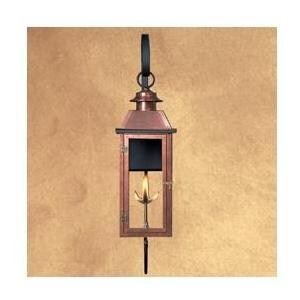 Legendary Lighting Vulcan 3 Copper Propane Gas Light With Wall Bracket ...