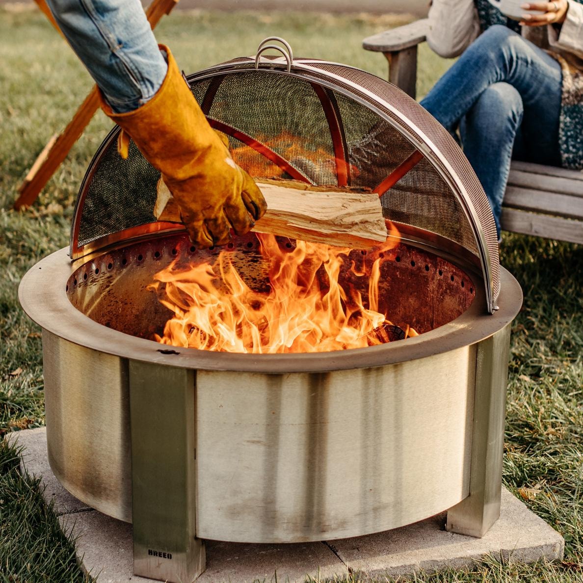 X/Y Series 19 Inch Stainless Steel Spark Screen By Breeo : BBQGuys