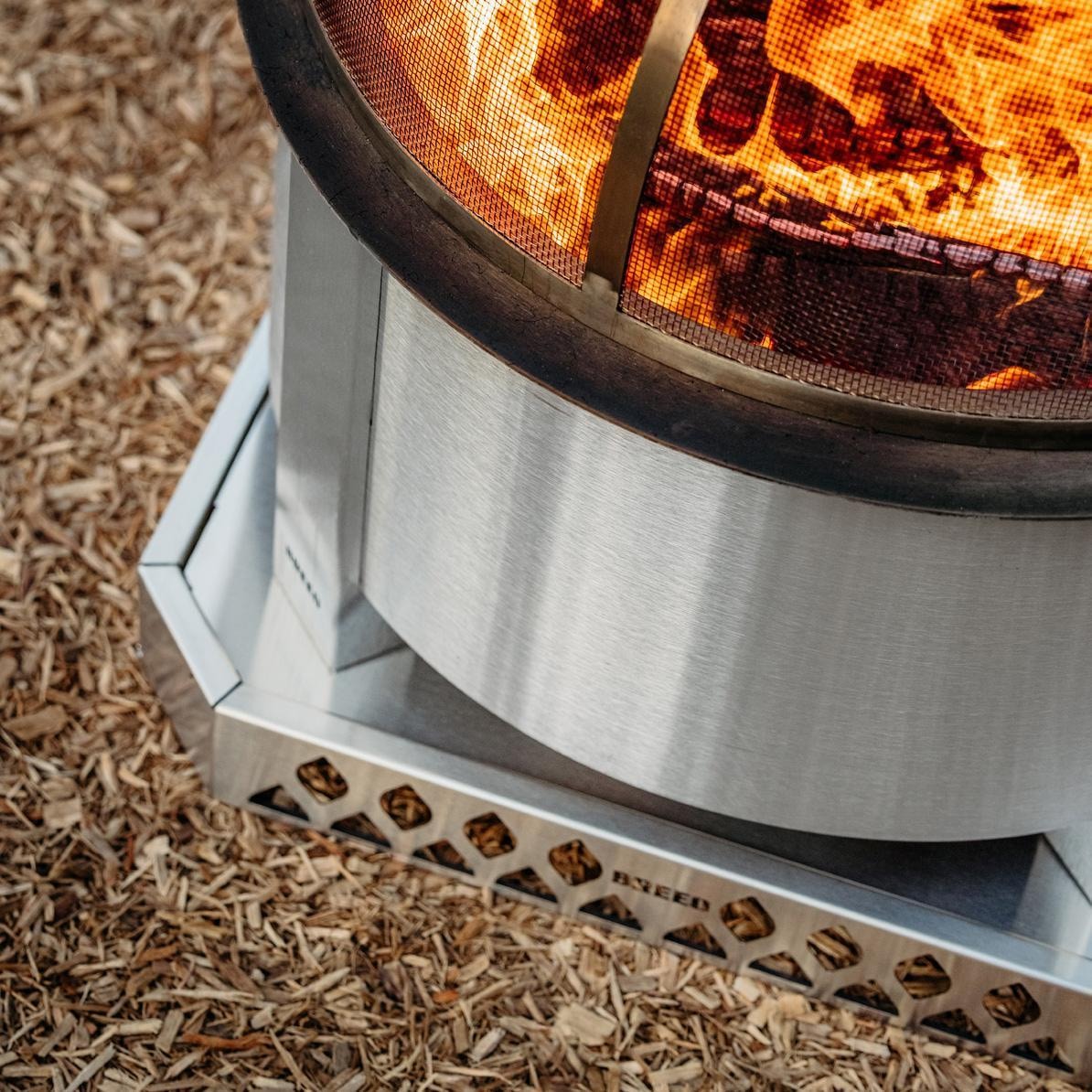 X Series 19 Inch Stainless Steel Fire Pit Base By Breeo : BBQGuys