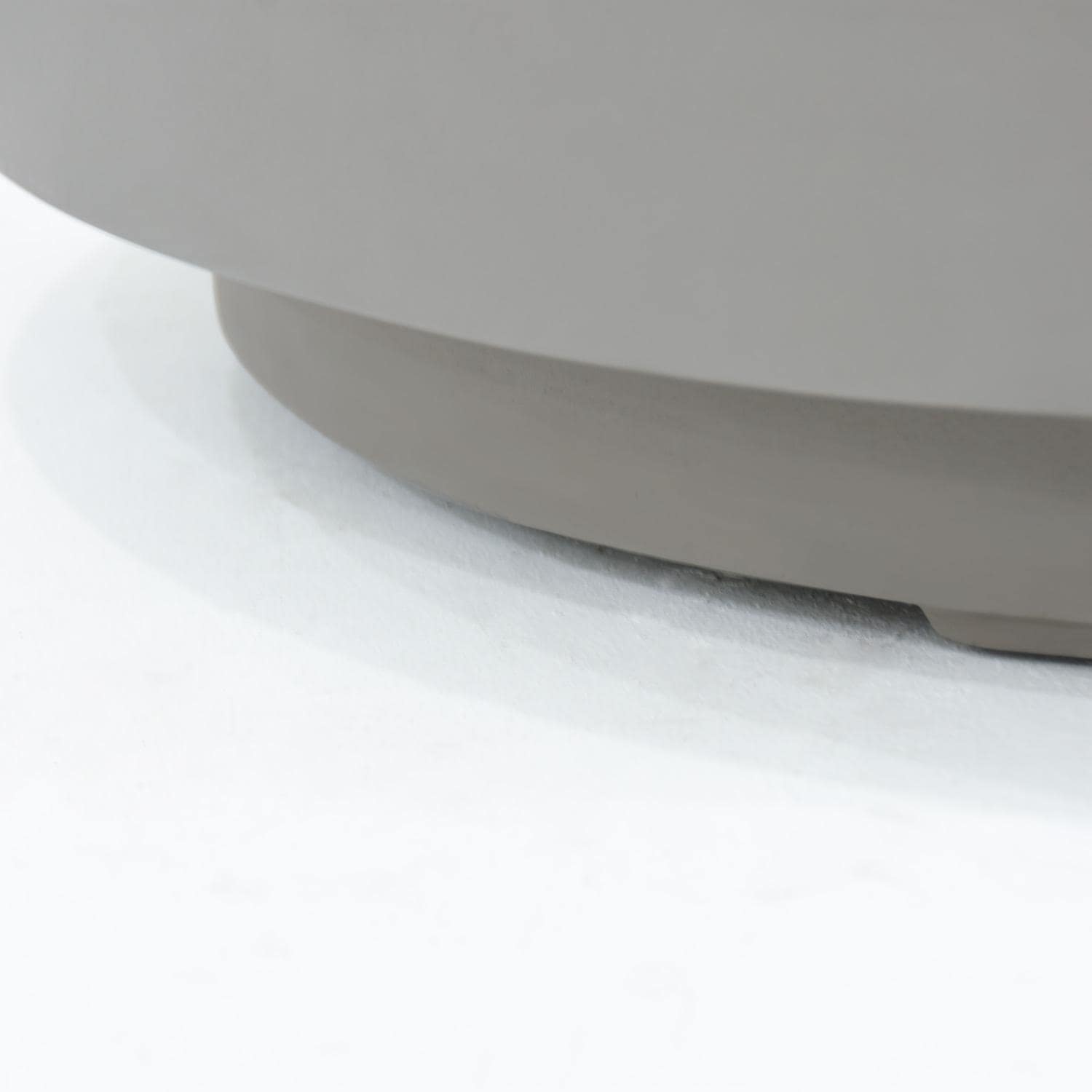 Modeno Waterford 27 Inch Round GFRC Natural Gas Fire Pit in Gray by ...