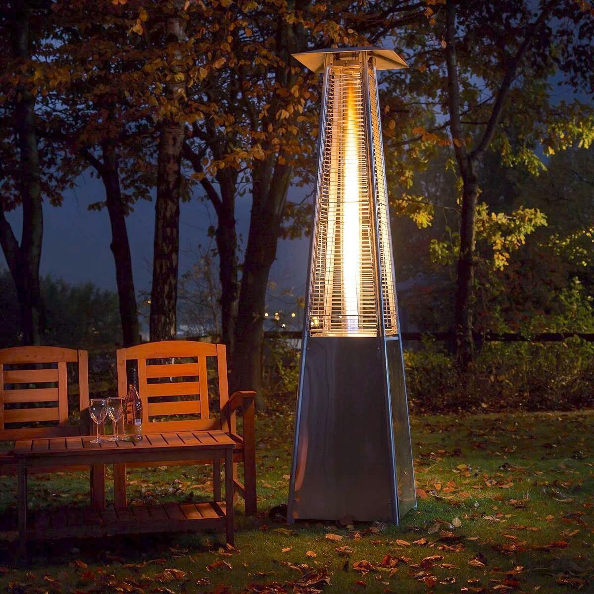 RADtec Allure Series 89-Inch 41,000 BTU Propane Gas Tower Flame Patio ...
