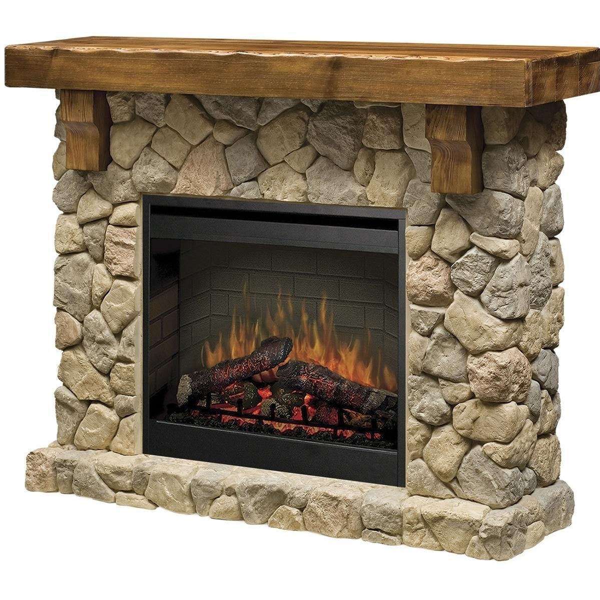 Dimplex - GDS26L5-904ST - Fieldstone 55-Inch Electric Fireplace ...
