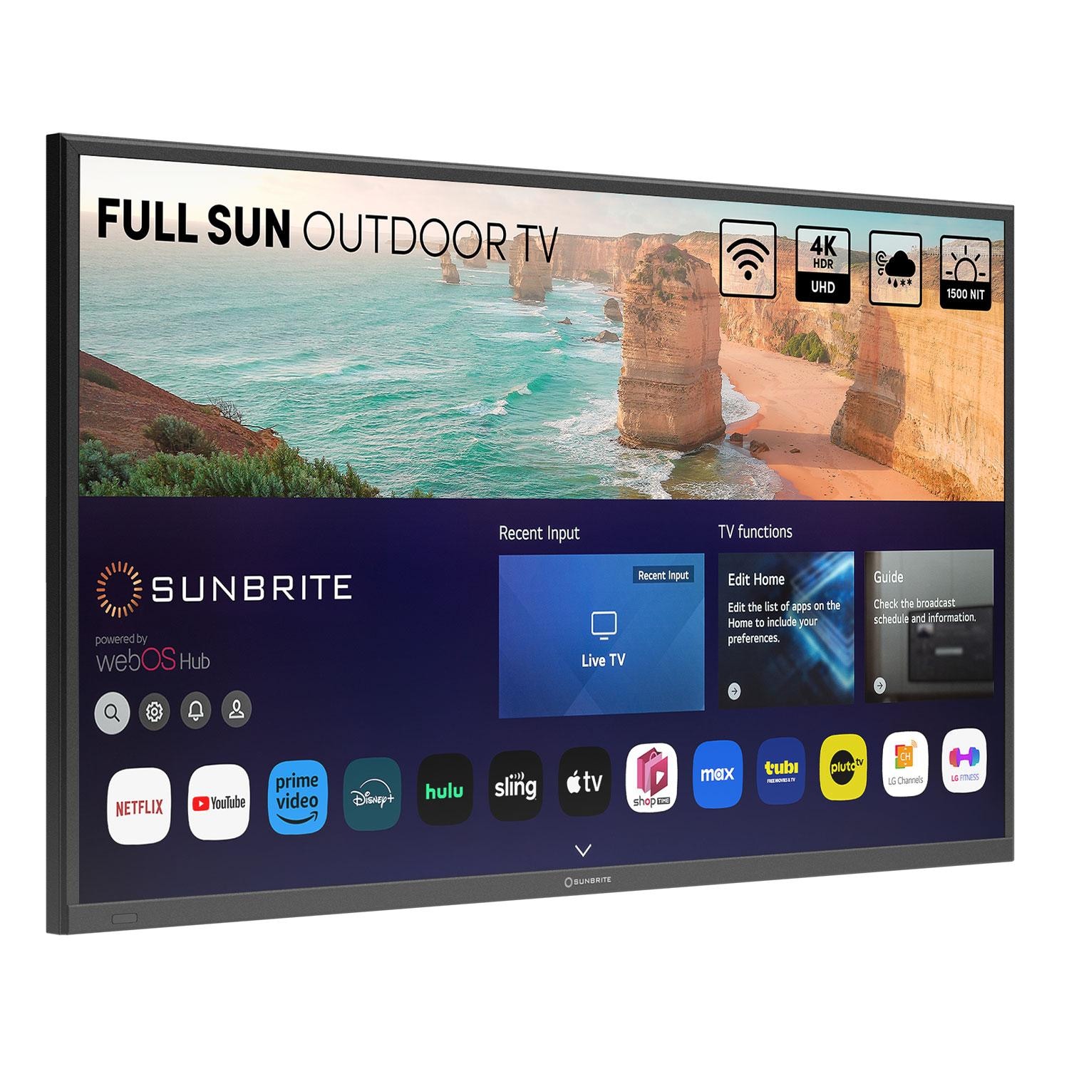 SunBriteTV Solis Series 55-in Full Sun 4K UHD HDR Outdoor TV - SB-FS-55 ...