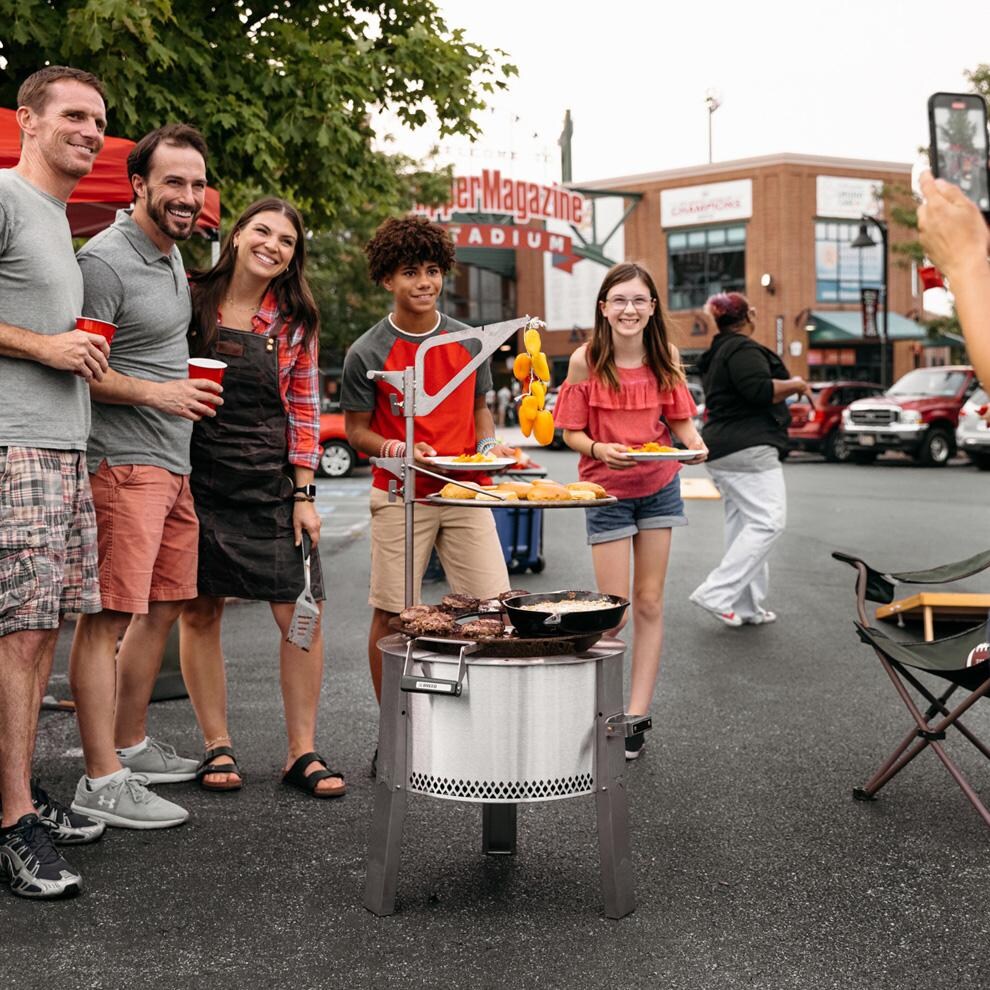 Y Series Smokeless 21 Inch Round Stainless Steel Firemaster Fire Pit ...