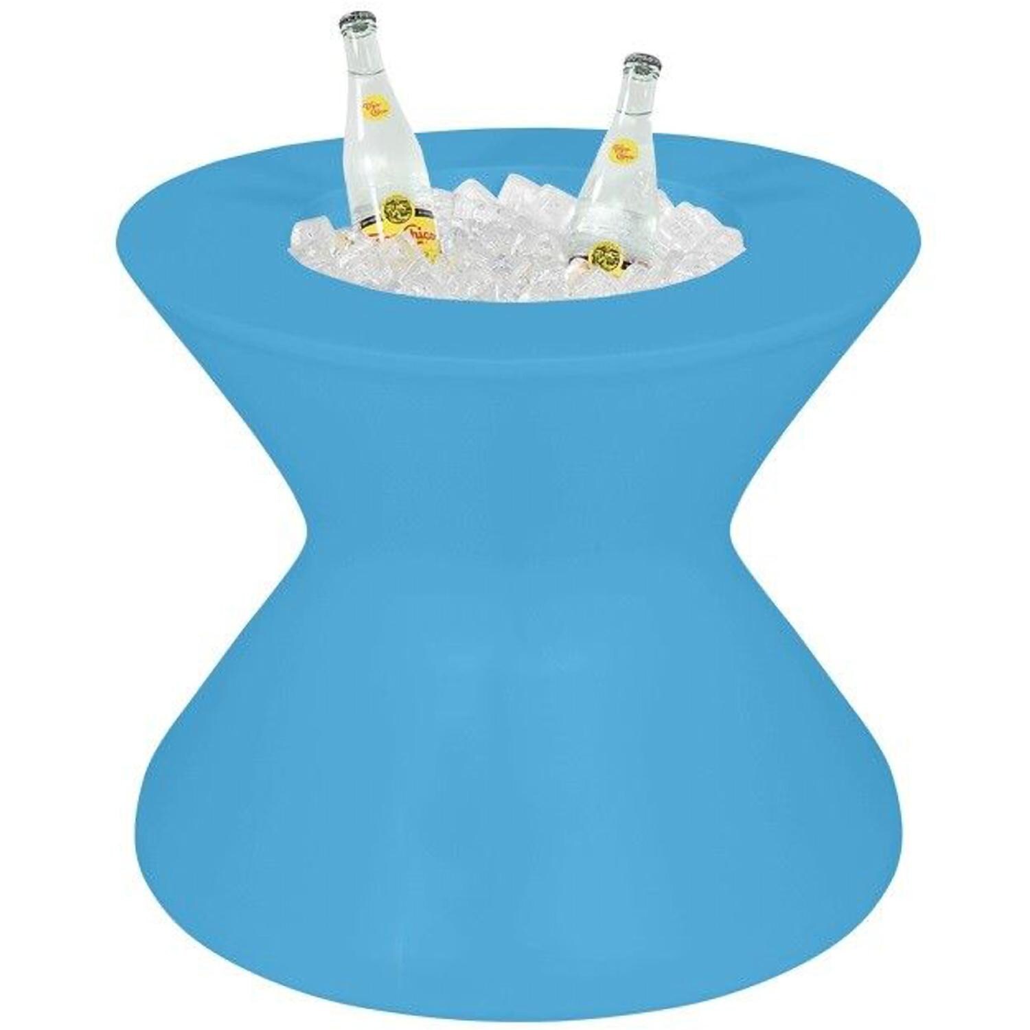 Ledge Lounger Signature Tall Ice Bin Side Table - Light Blue : BBQGuys