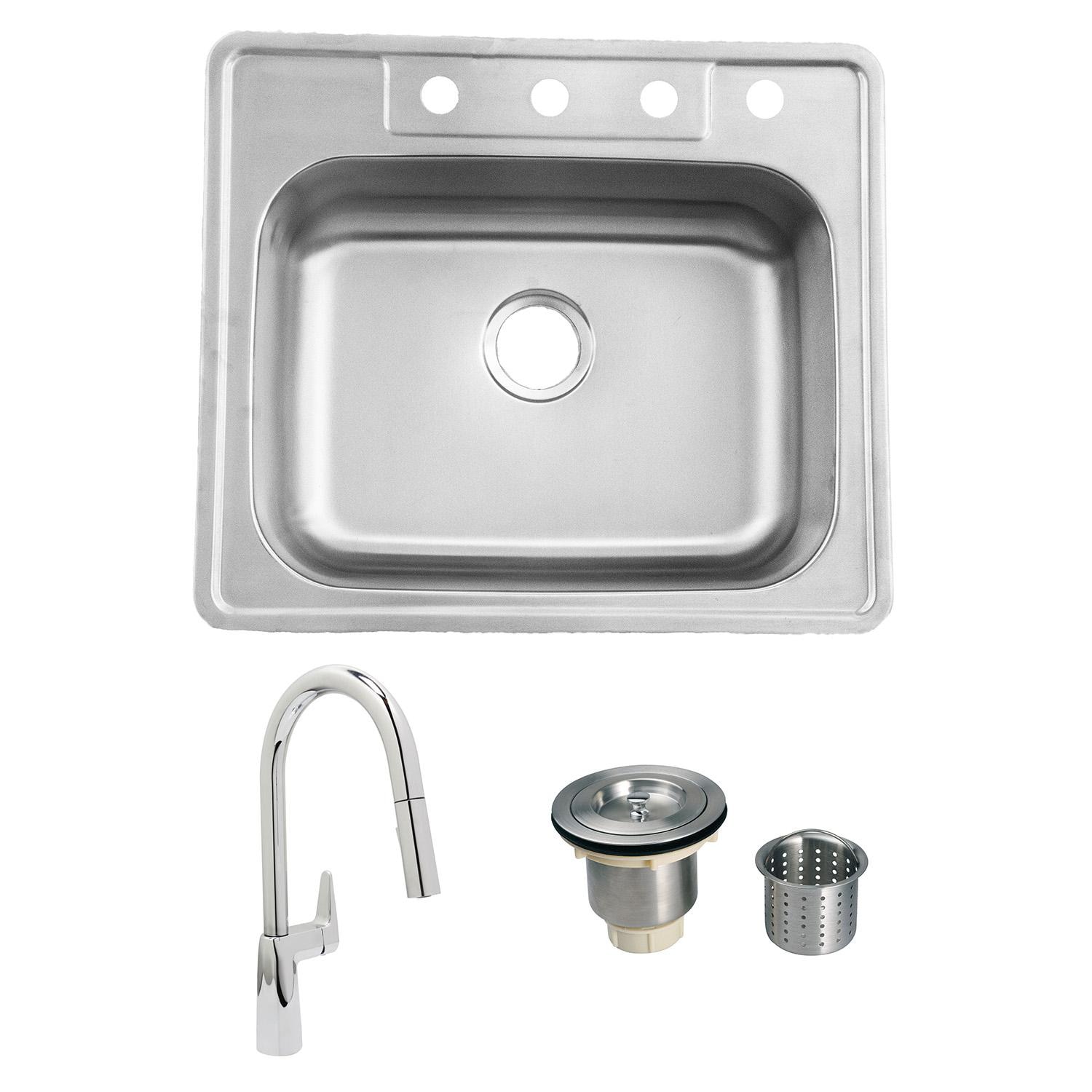 ADA Compliant 25 X 22 Stainless Steel Outdoor Sink with Huntington ...