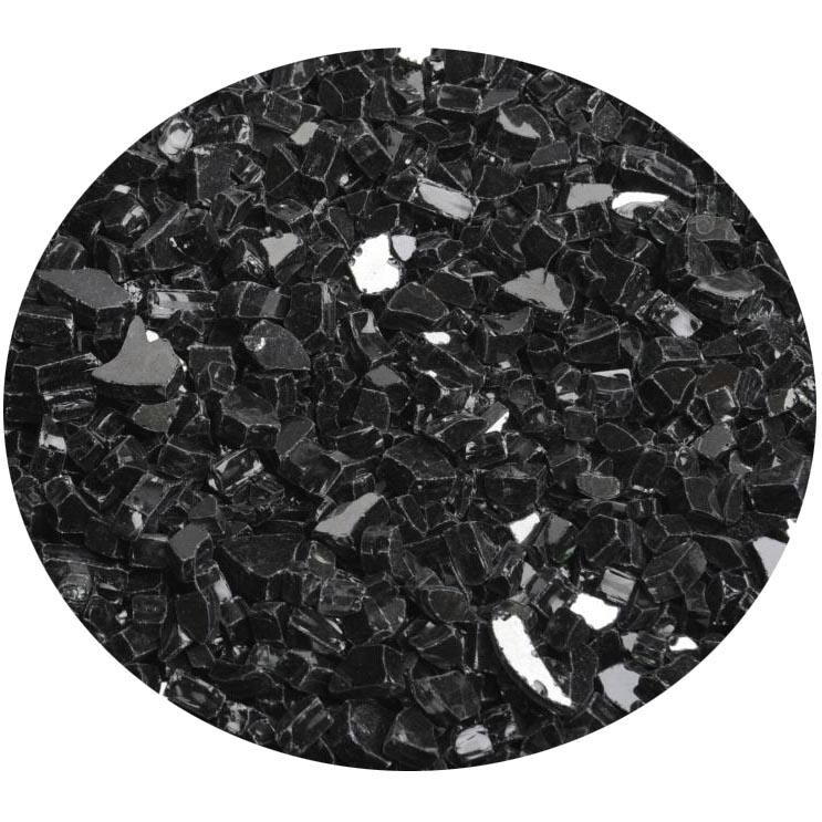 Outdoor GreatRoom Company Black Reflective Glass For Crystal Fire ...
