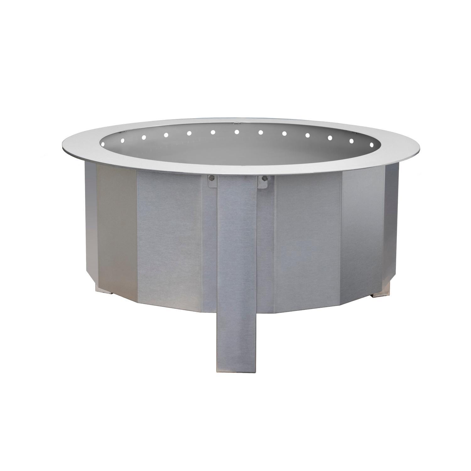 Firegear LUME 21-Inch Round Wood Burning Freestanding Smoke-Less Fire ...
