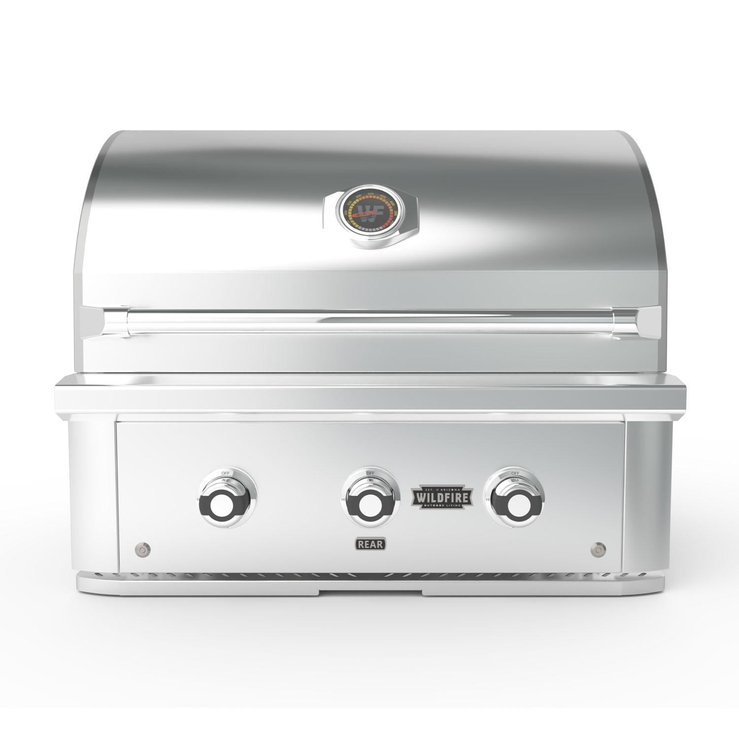 Wildfire Ranch Pro 30-in 2 Burner SS Natural Gas Grill - WFPRO30G-SS-NG ...