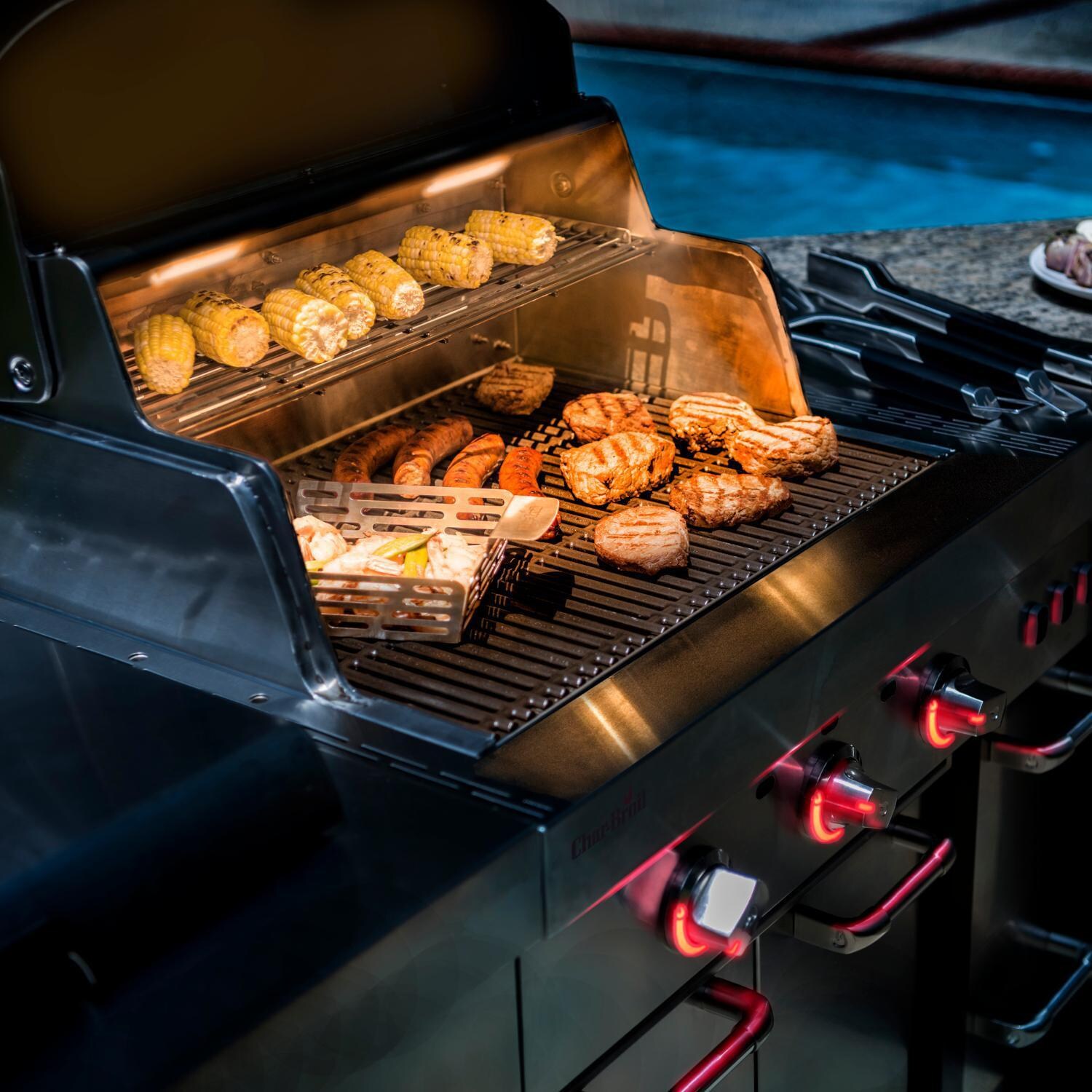 Charbroil Medallion Series 4-Piece Modular Outdoor Kitchen 3-Burner ...