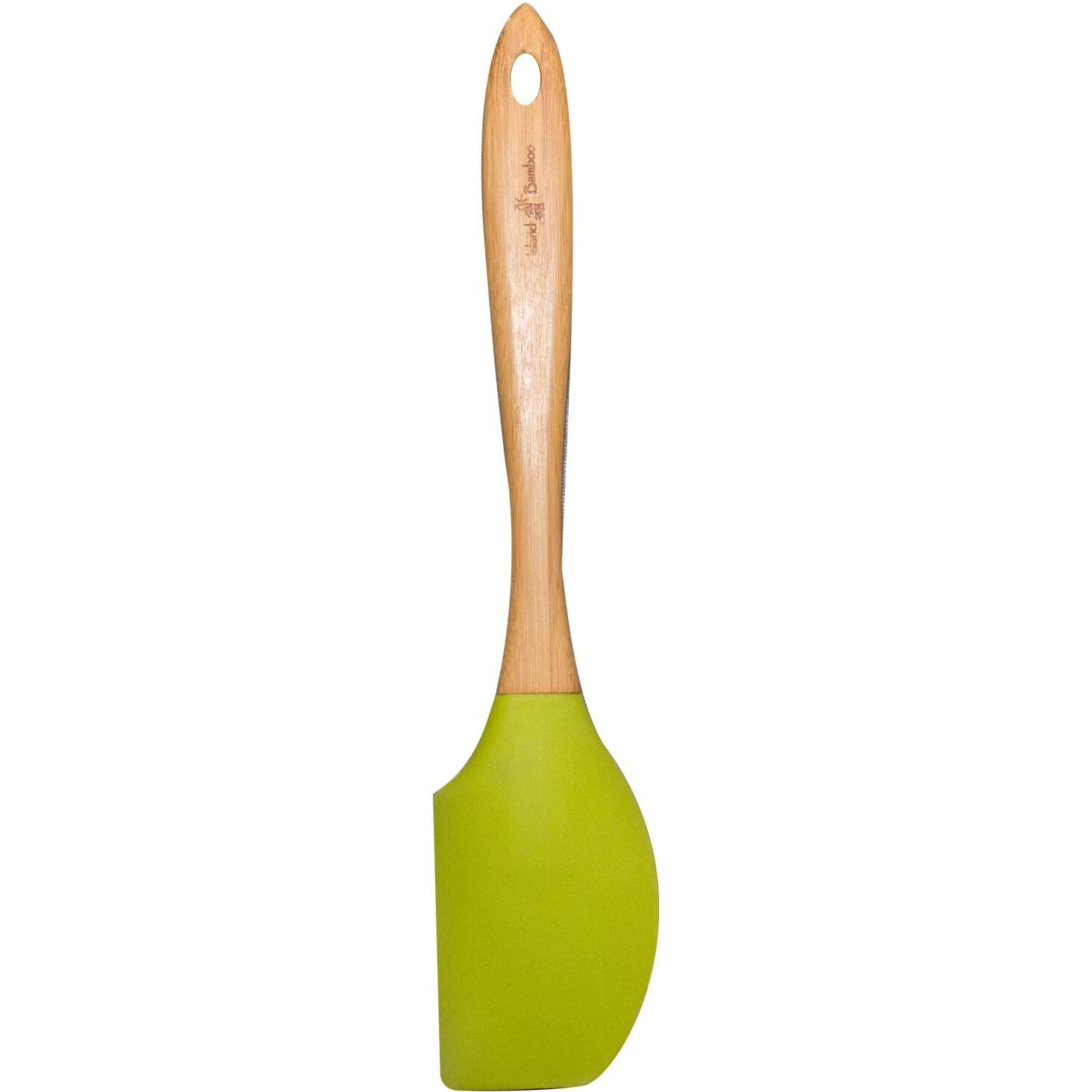 Island Bamboo 12-Inch Silicone Bowl Scraper - Green : BBQGuys