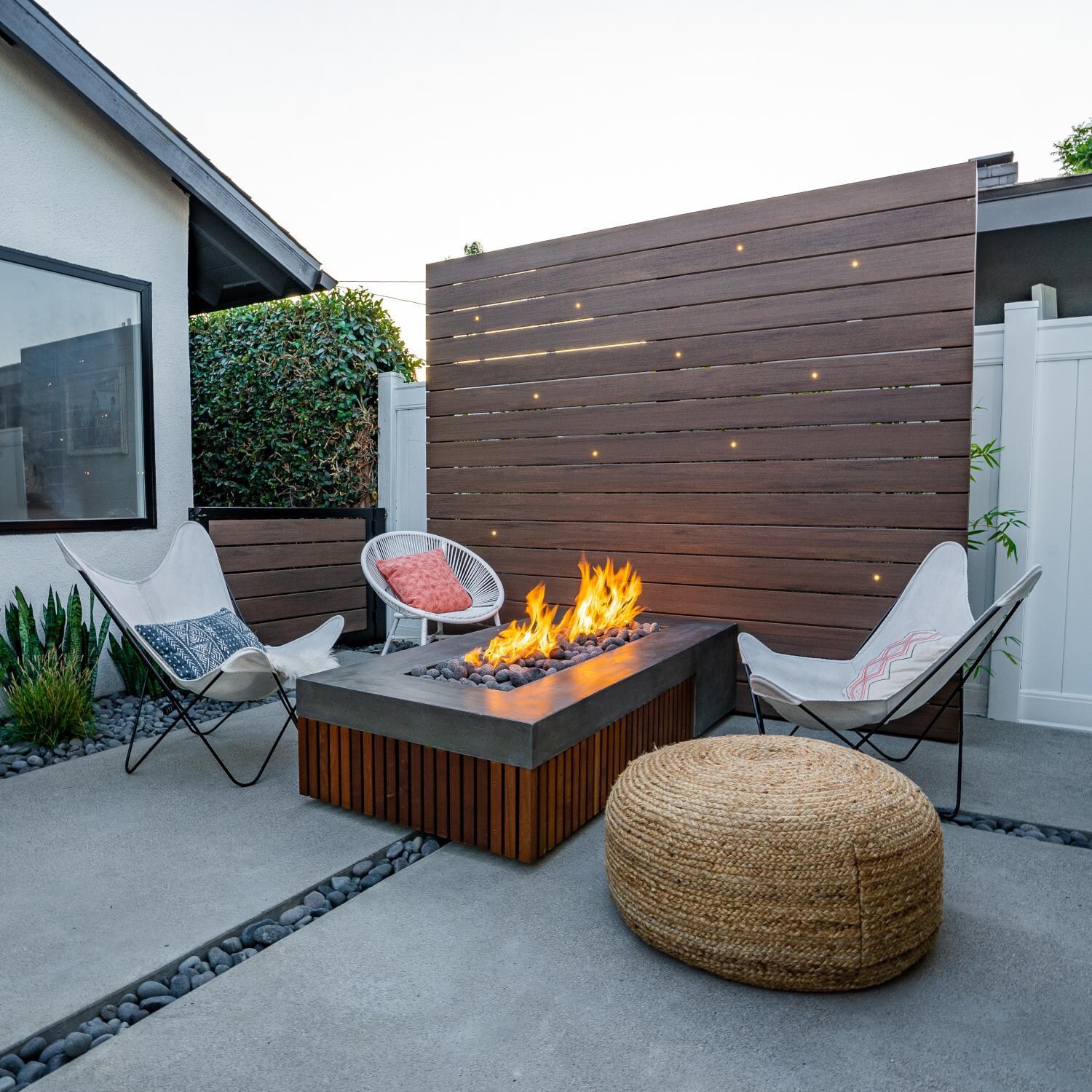 Islandwood 72 Inch Rectangular GFRC Concrete Natural Gas Fire Pit Table ...