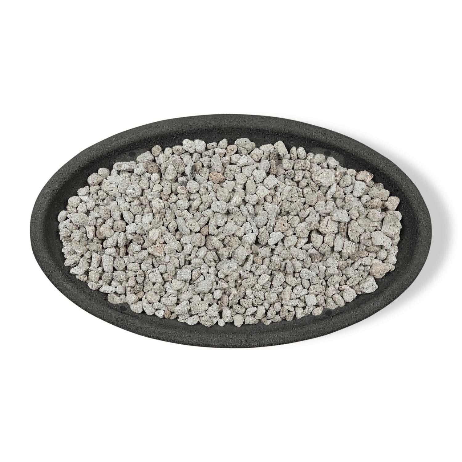 Creekwood 48 Inch Oval MGO Natural Gas Fire Bowl in Shale by Lakeview ...