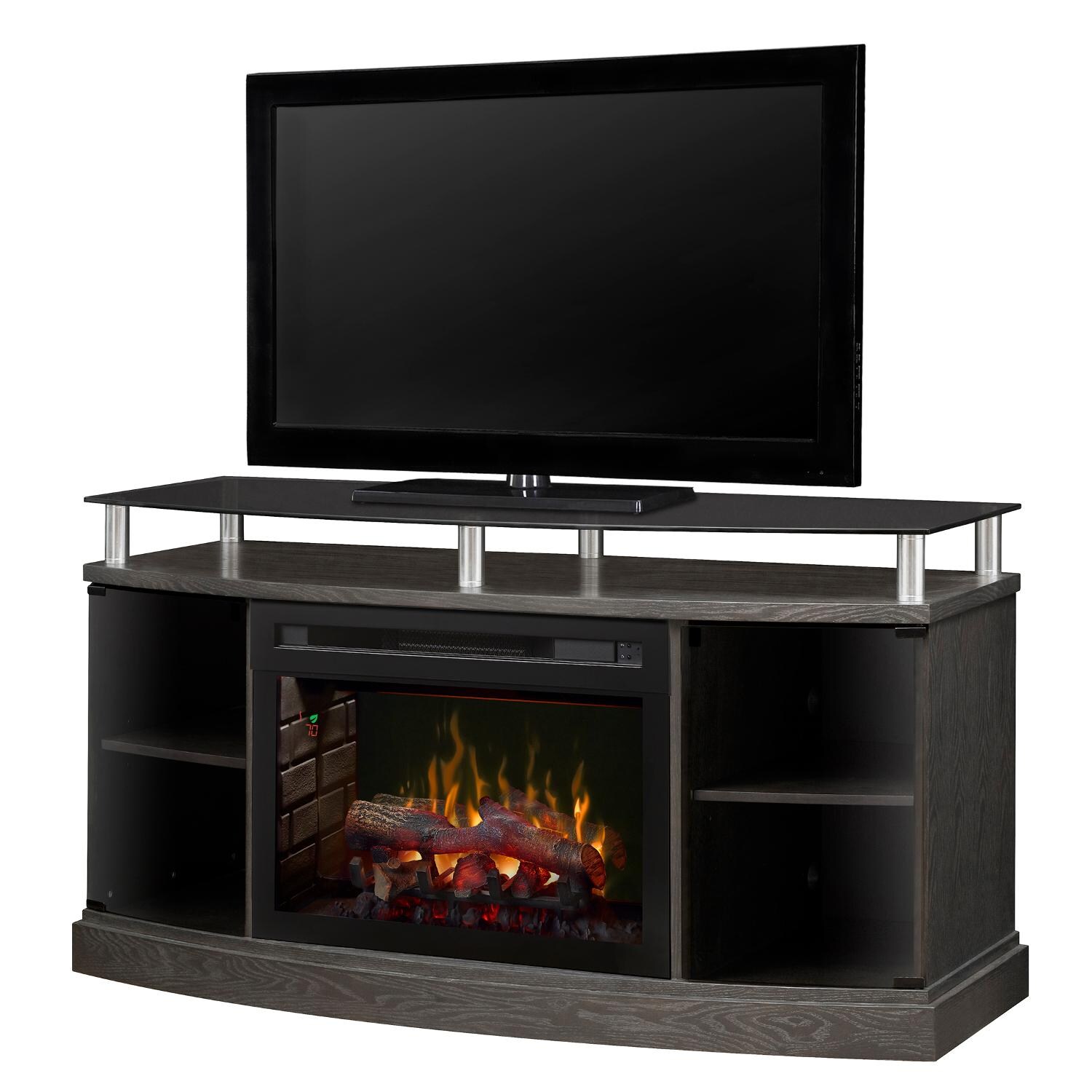 Dimplex Multi-Fire XD Windham 53-Inch Electric Fireplace Media Console ...