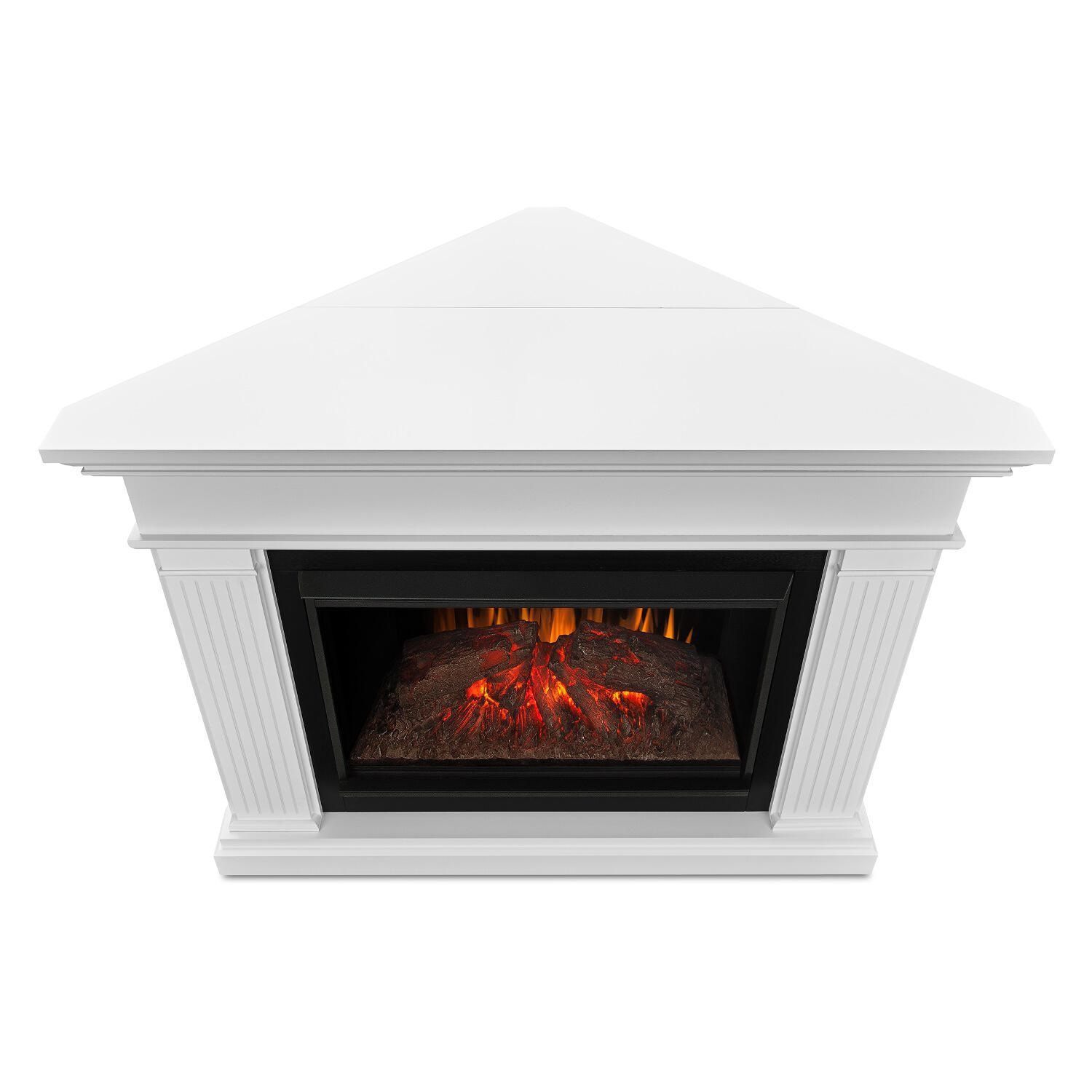 Real Flame 8050E-W Kennedy Grand 55-Inch Corner Electric Fireplace With ...