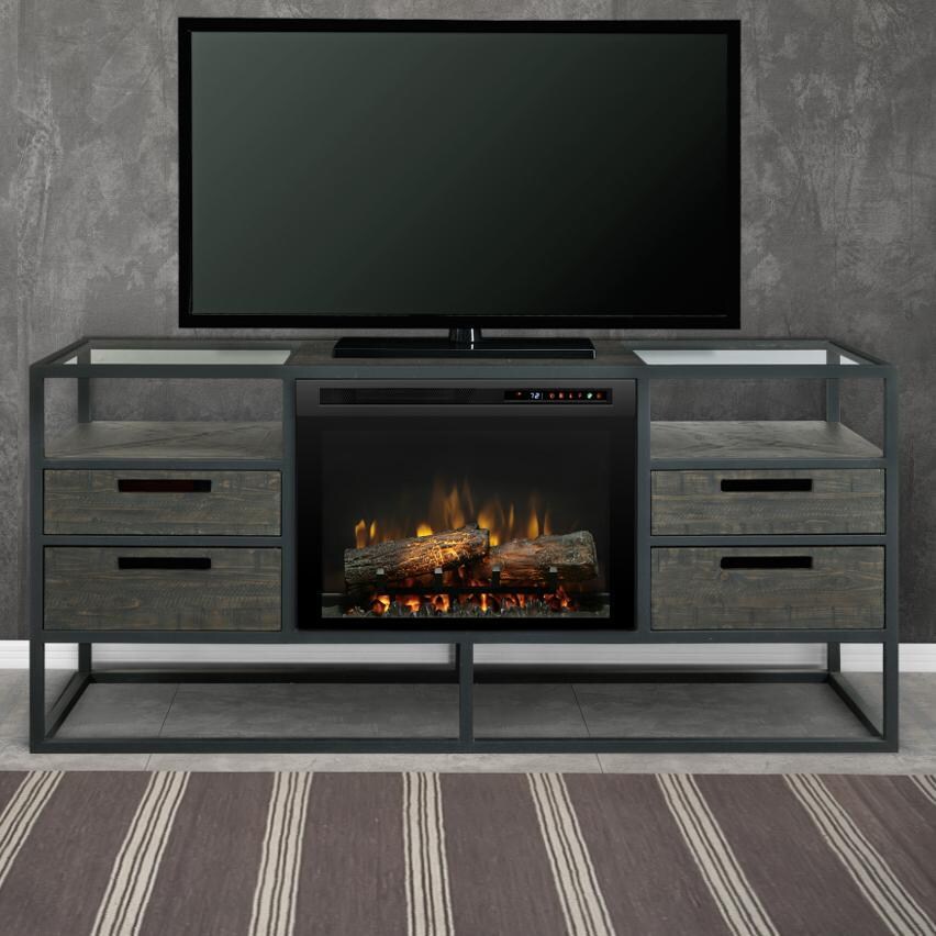 Dimplex - GDS26L8-4034NB - Ivan 58-Inch Media Console Electric ...