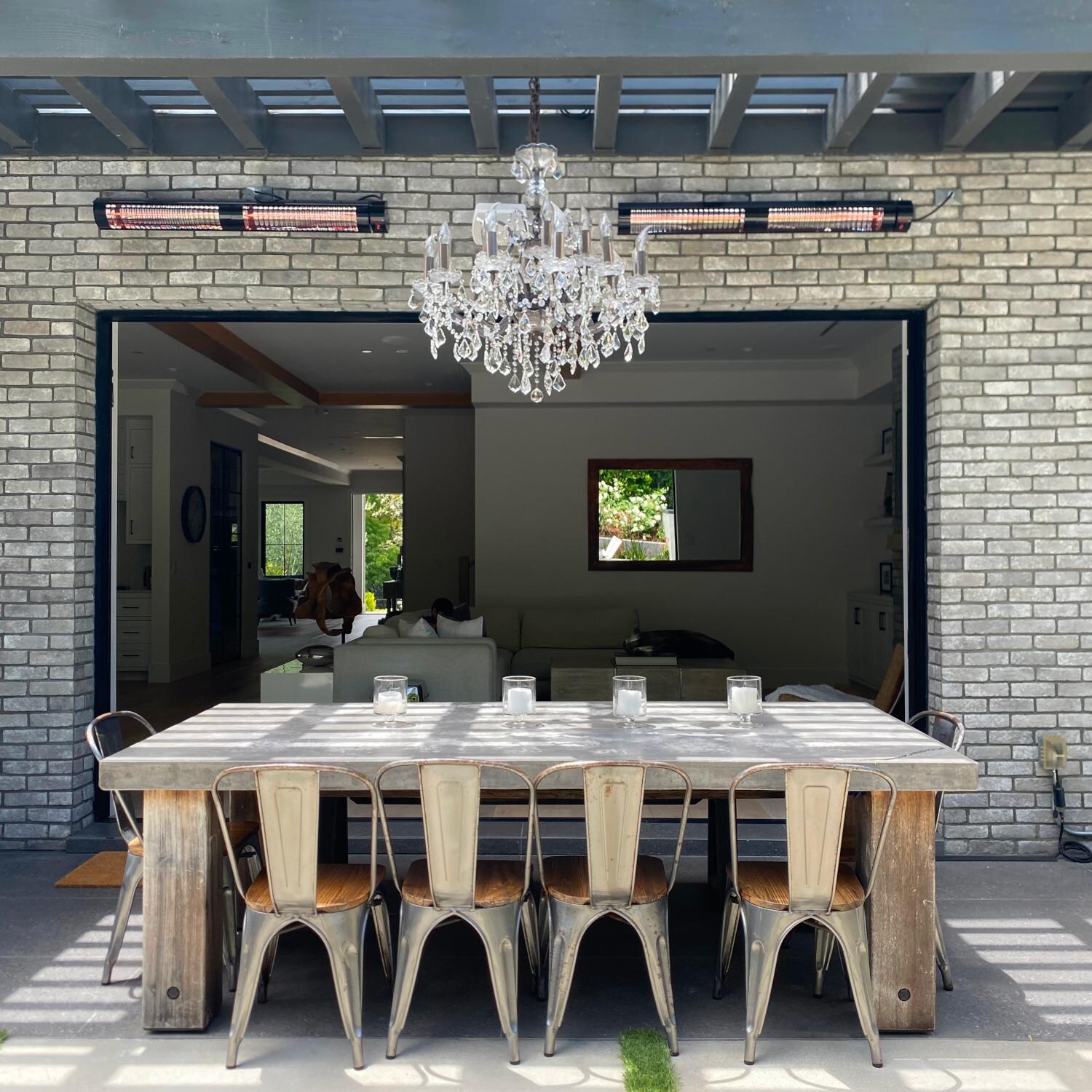 RADtec Torrid Series 75-Inch 6000W Weatherproof Electric Patio Heater ...