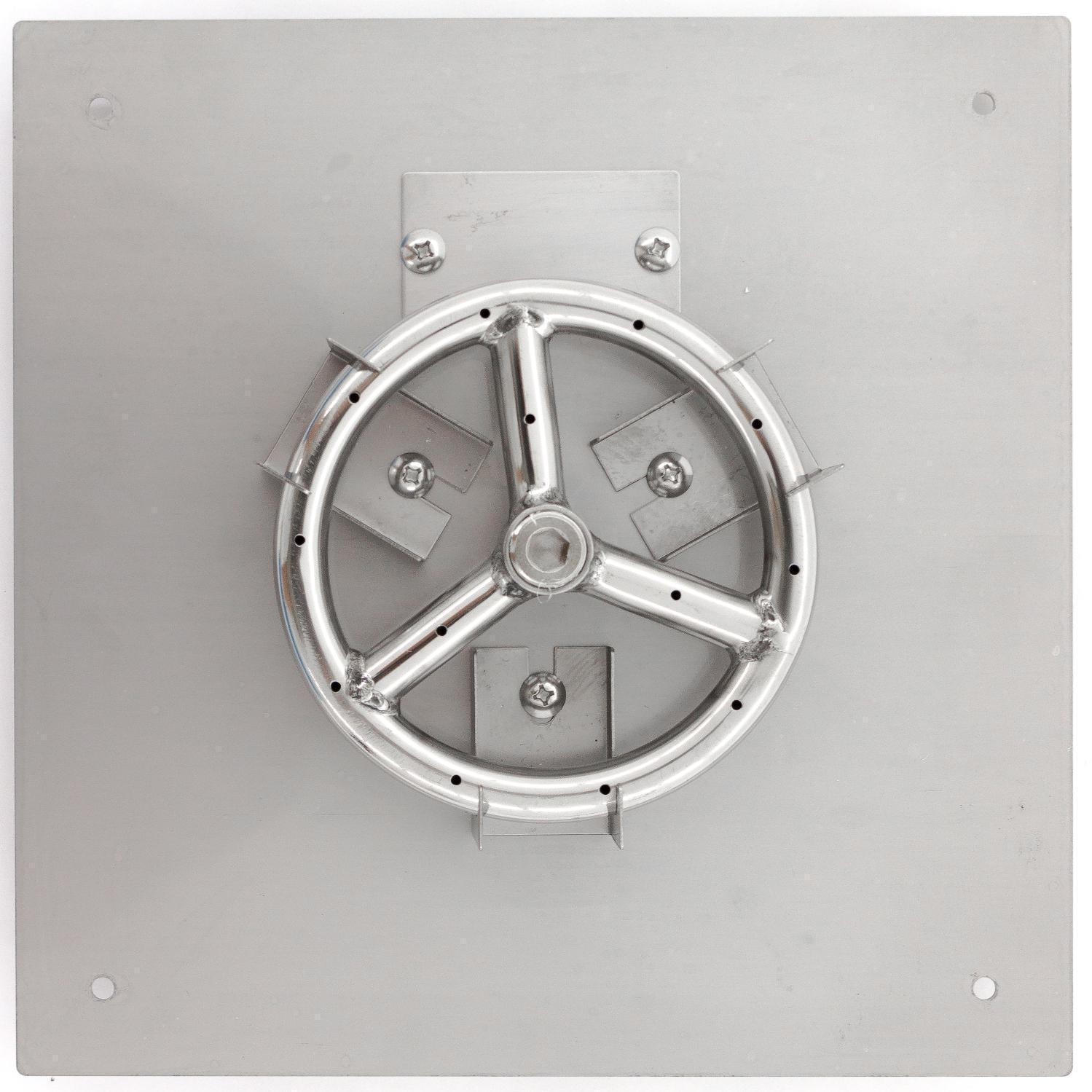 BBQGuys Signature 12-Inch Square Flat Pan With 6-Inch Propane Ring ...