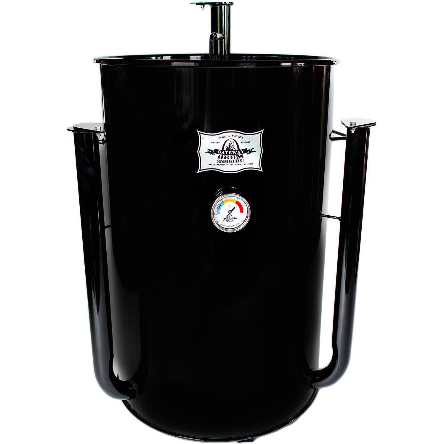Gateway Drum Smokers 55 Gallon Charcoal BBQ Smoker - Black - 55111 ...