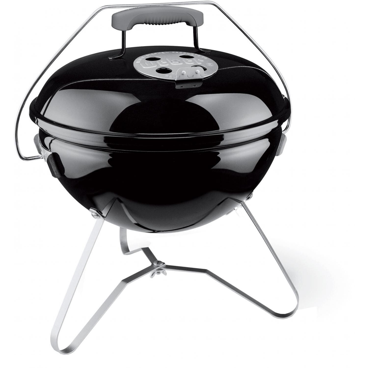 Weber Smokey Joe Premium 14-Inch Portable Charcoal Grill - Black ...