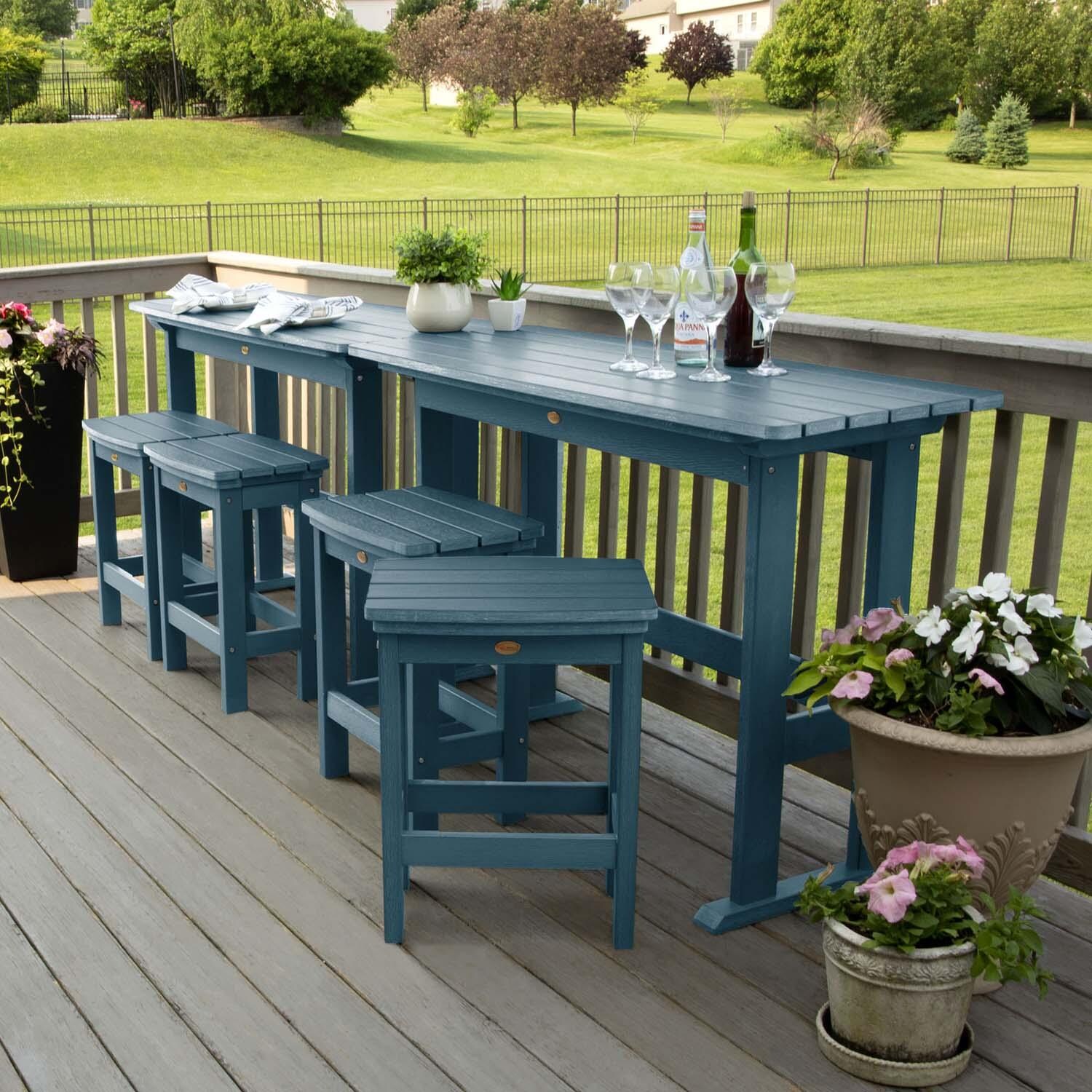 Hart Lane 6 Pc Recycled Plastic Counter Height Dining Set in Nantucket ...