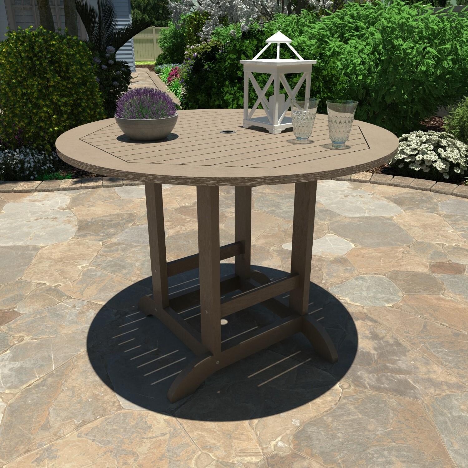 Elm Pointe 5 Pc Set Recycled Plastic Counter Height Dining Set In ...